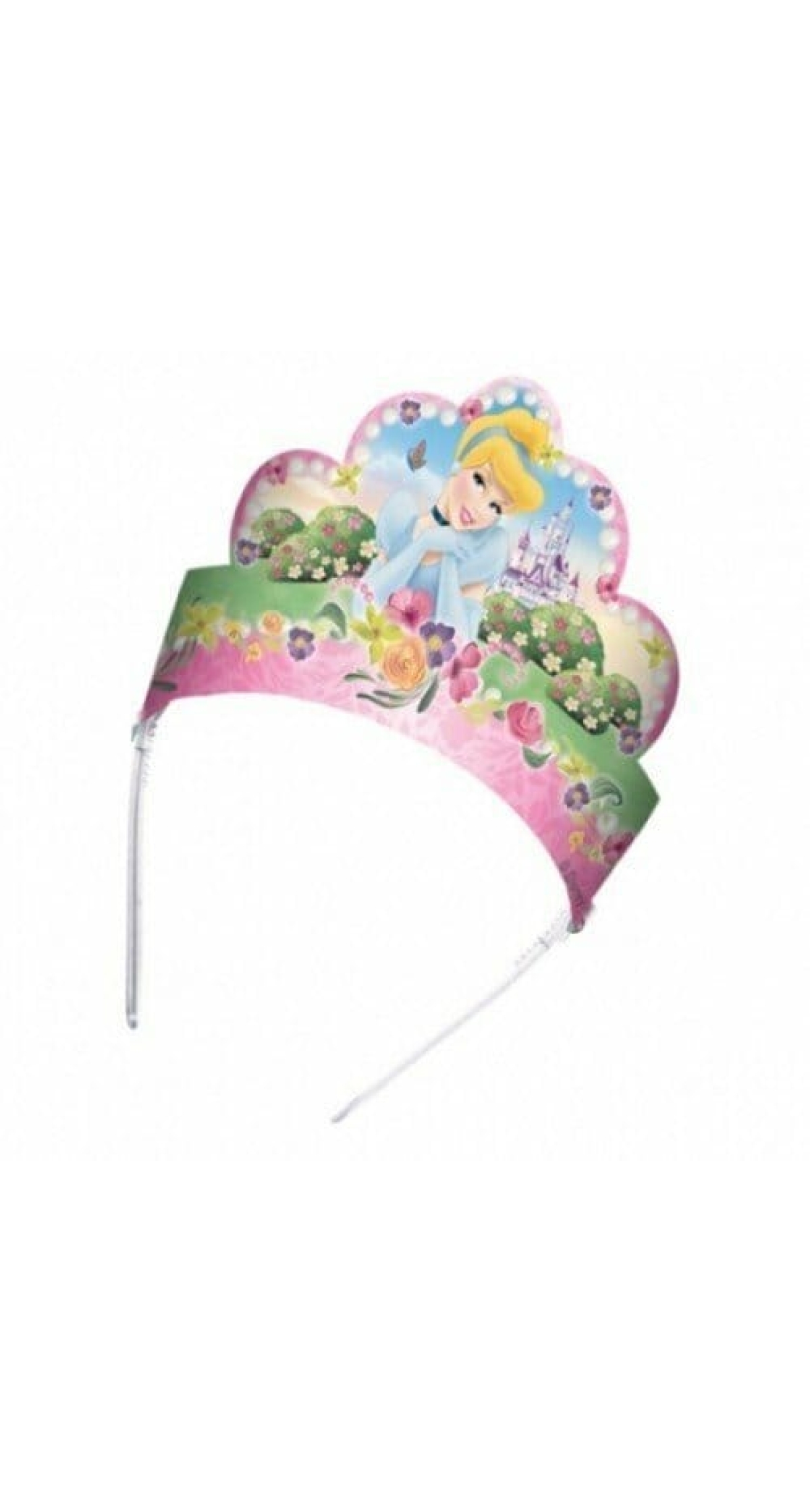 Disney Cinderella Paper Tiaras - 6pk - "Once Upon A Time" - Party Shop ...