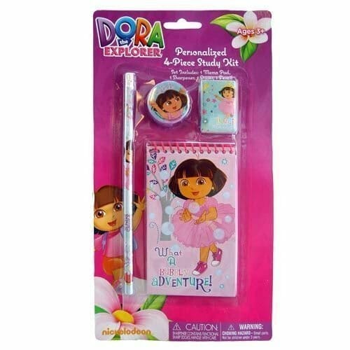 Dora the Explorer 4 Piece Study Kit - "Once Upon A Time" - Party Shop Malta