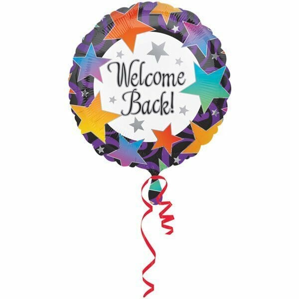 Welcome Back Stars Foil Balloon 17'' - "Once Upon A Time" - Party Shop ...