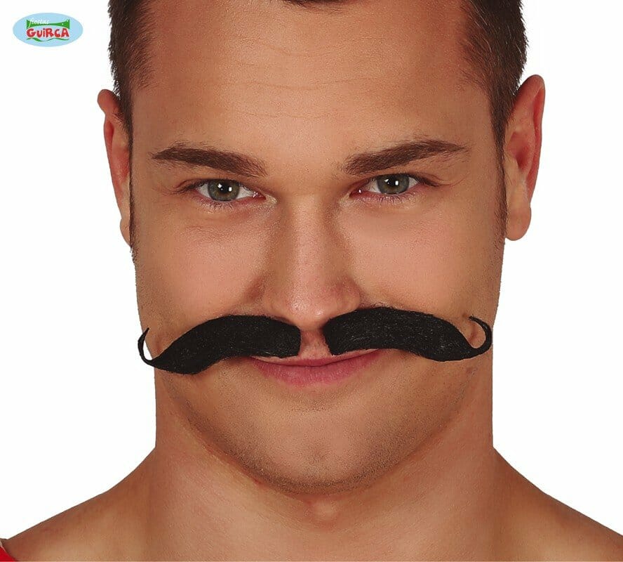 Black Bavaro Mustache - "Once Upon A Time" - Party Shop Malta