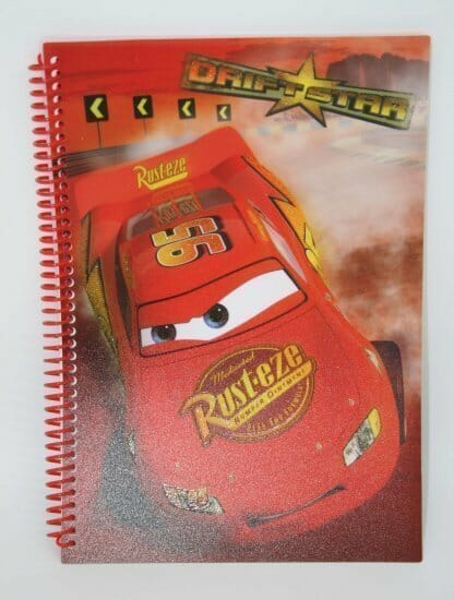 Cars Spiral Notebook 26cm x 18cm - 50 Sheets - "Once Upon A Time ...