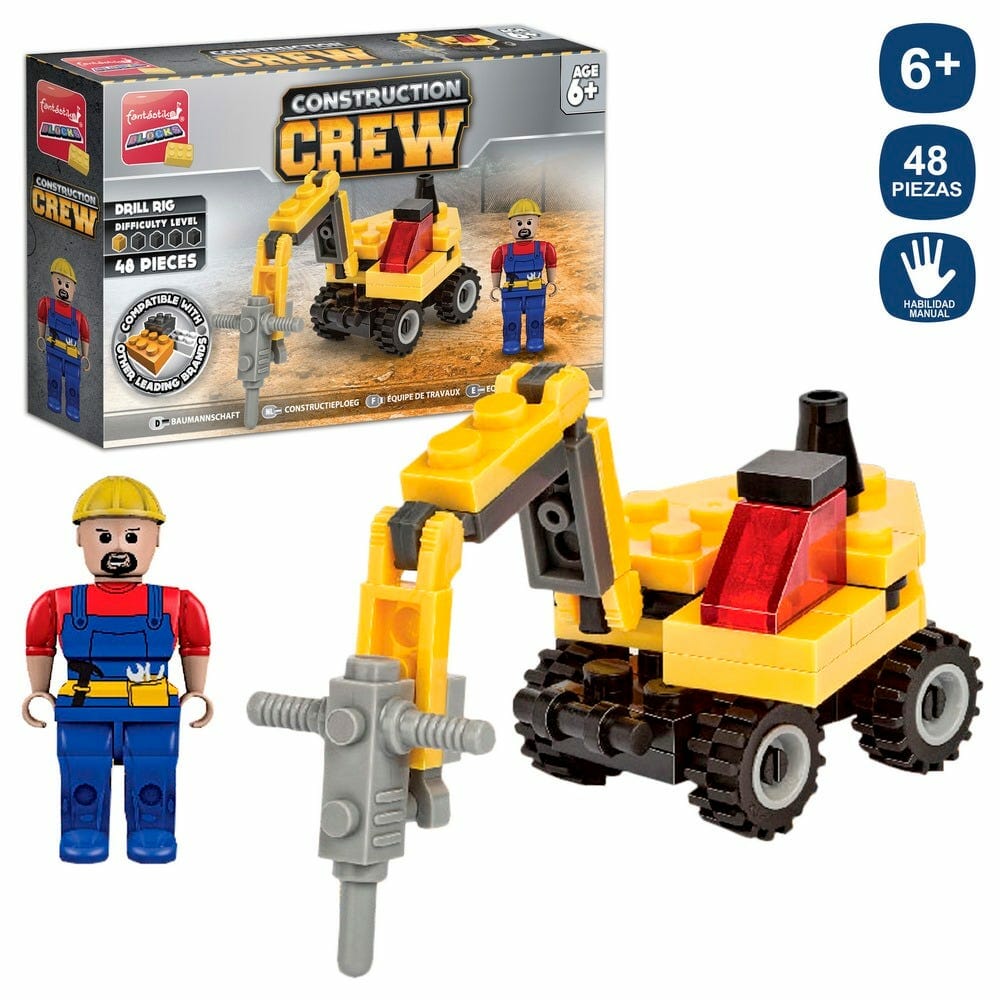 Construction Blocks Public Works - 48pcs - "Once Upon A Time" - Party ...