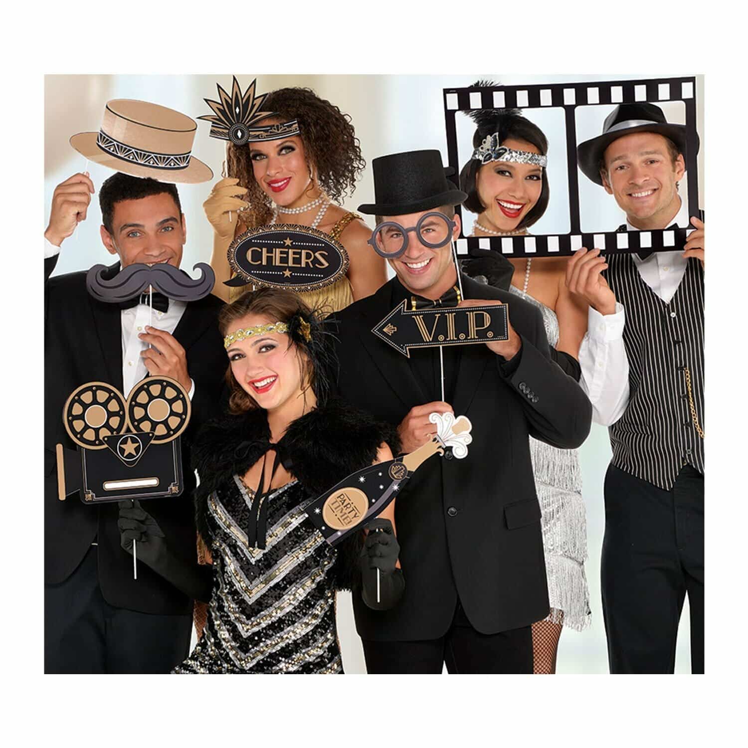 Hollywood Photo Booth Props Kit - 12pk - "Once Upon A Time" - Party ...