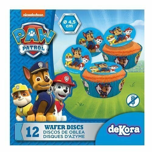 Paw Patrol Wafer Discs - 12pk - "Once Upon A Time" - Party Shop Malta