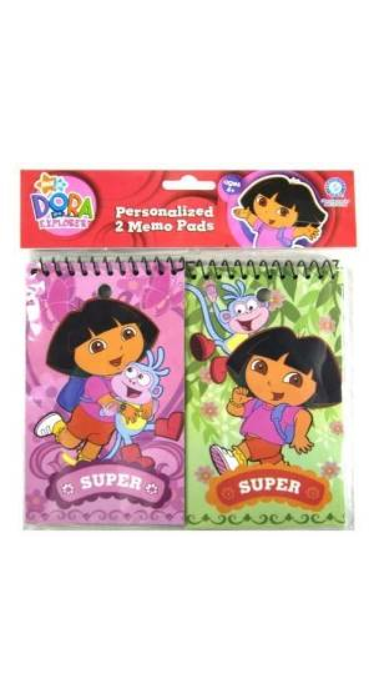 Dora the Explorer Mini Memo Notepads - 2pk - "Once Upon A Time" - Party ...