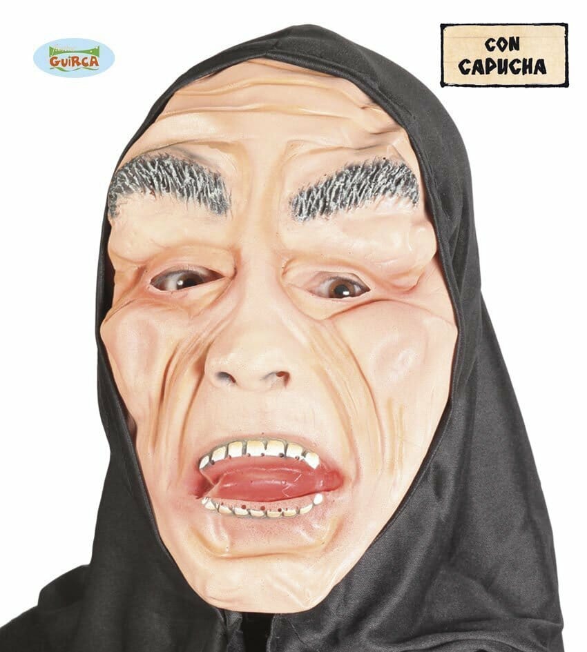 Elderly Man Hooded Mask (Careta Monstruo) - Adult One Size - "Once Upon ...