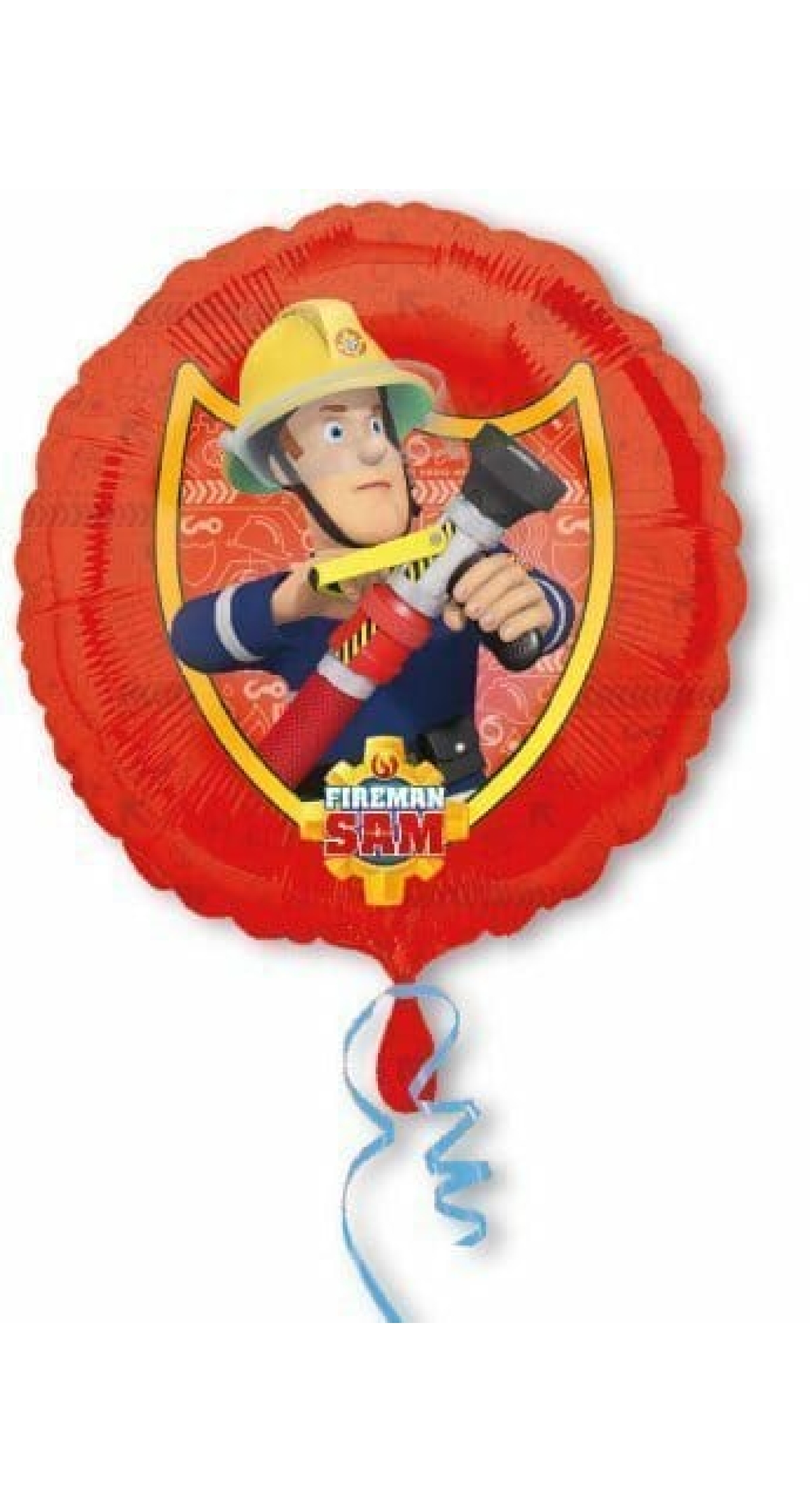 Fireman Sam Round Foil Balloon 17" - "Once Upon A Time" - Party Shop Malta