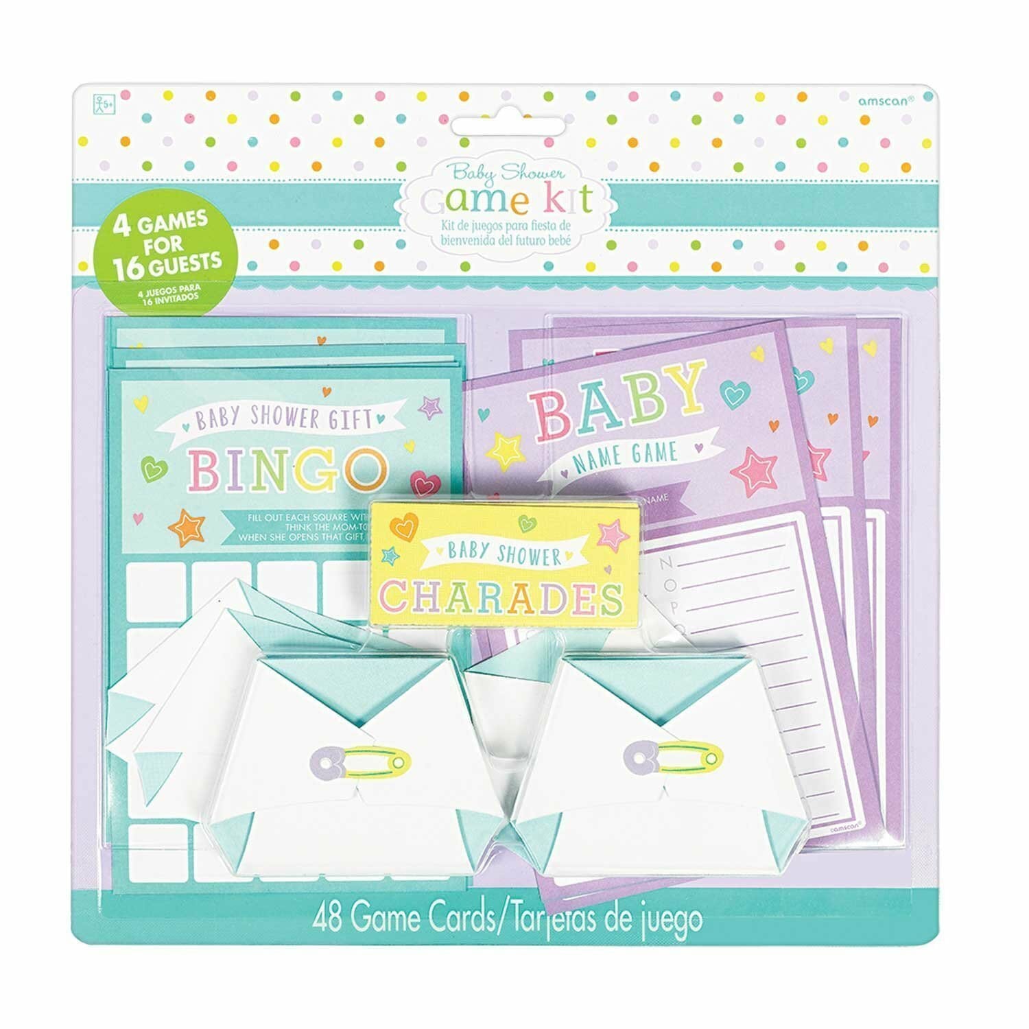 Baby Shower Game Kit - 4 Games in 1 - "Once Upon A Time" - Party Shop Malta