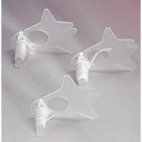 White Helium Balloon Closures with Thread - "Once Upon A Time" - Party ...