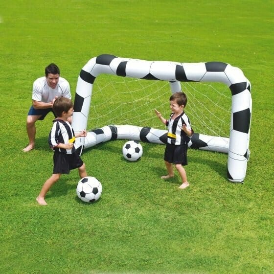 Inflatable Kids Goal Post with Net - 122cm x 137cm x 213cm - "Once Upon ...