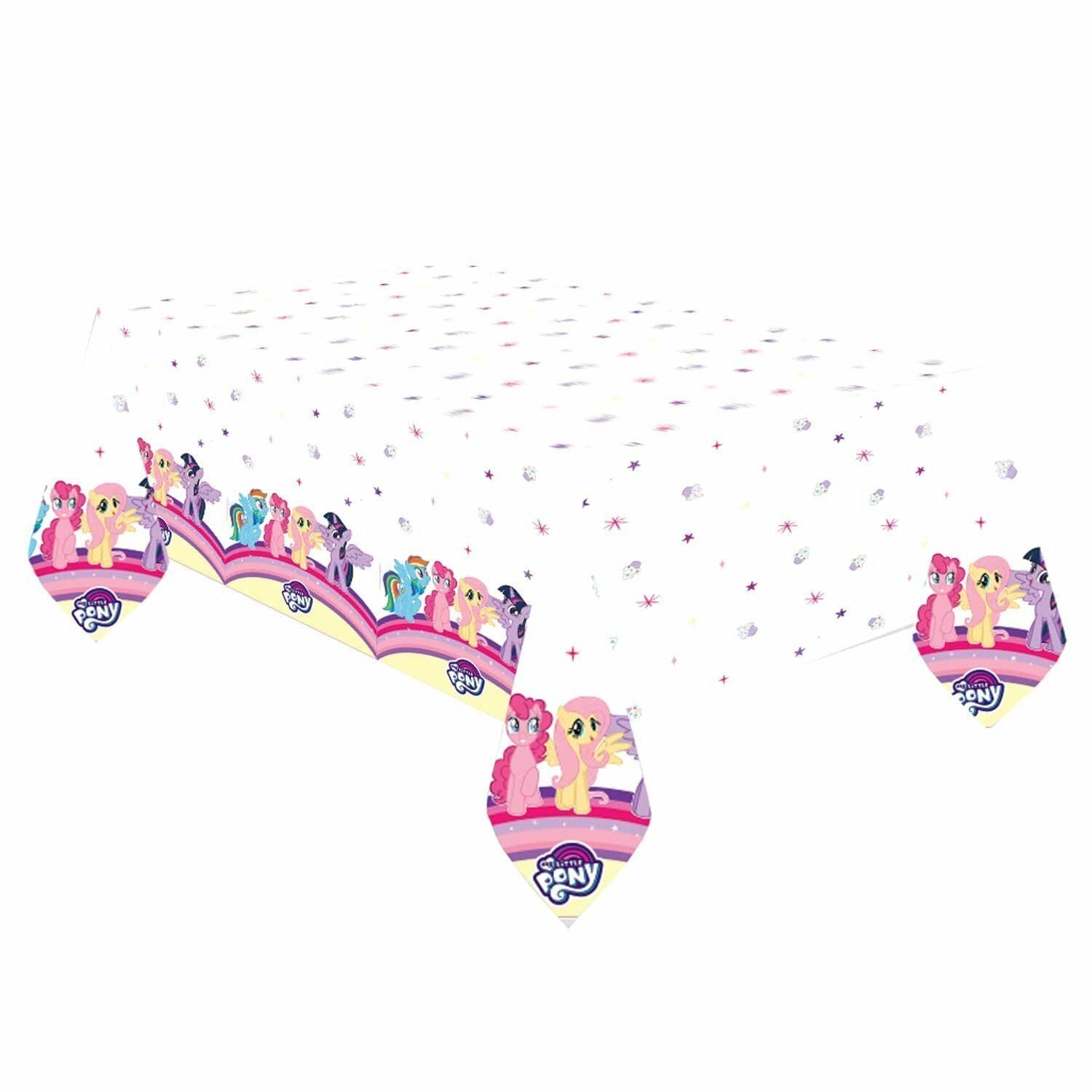 My Little Pony Plastic Table Cover - 1.8 m x 1.2 m - "Once Upon A Time ...