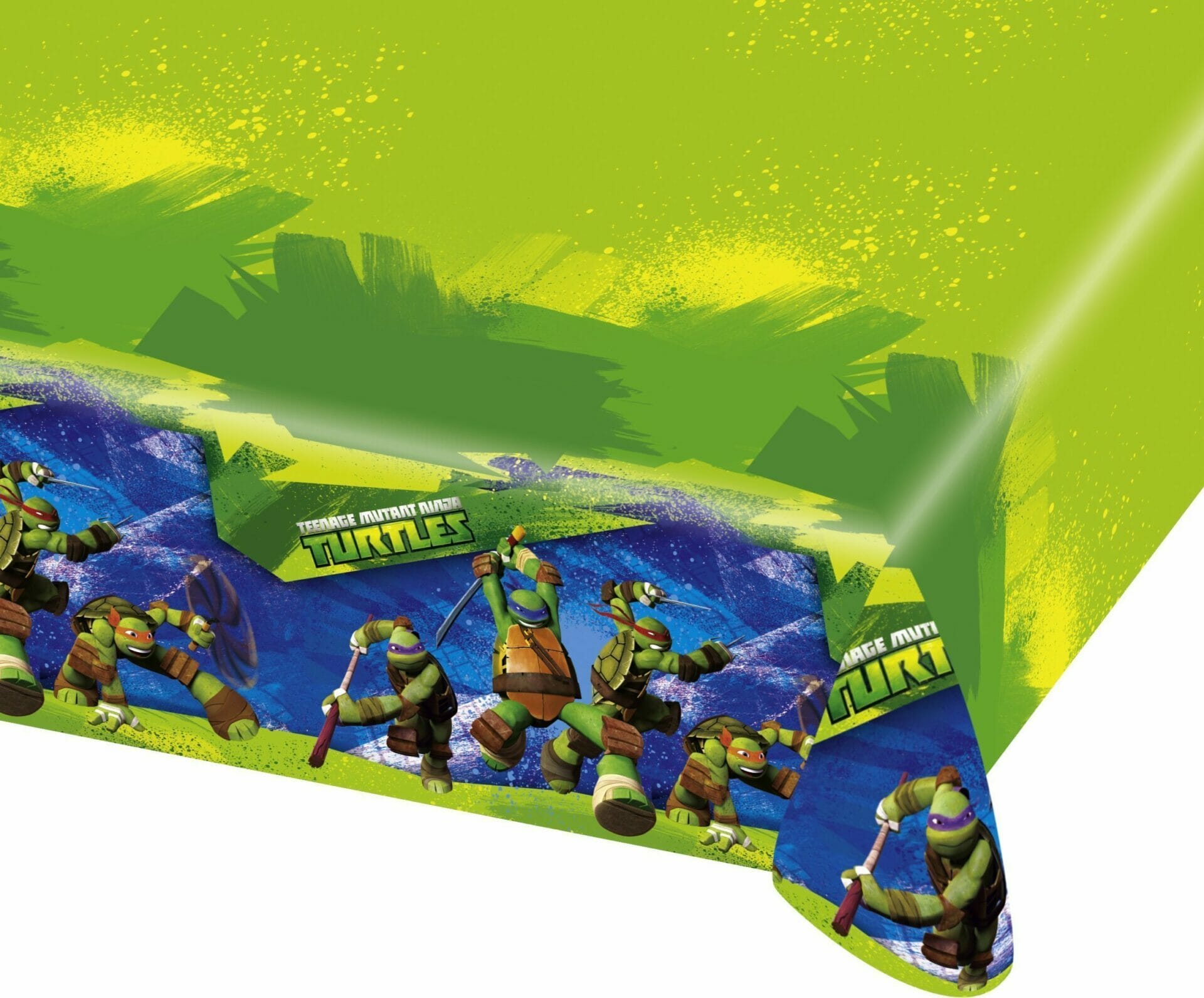 Teenage Mutant Ninja Turtles Plastic Tablecover - 1.80m x 1.20m - "Once ...