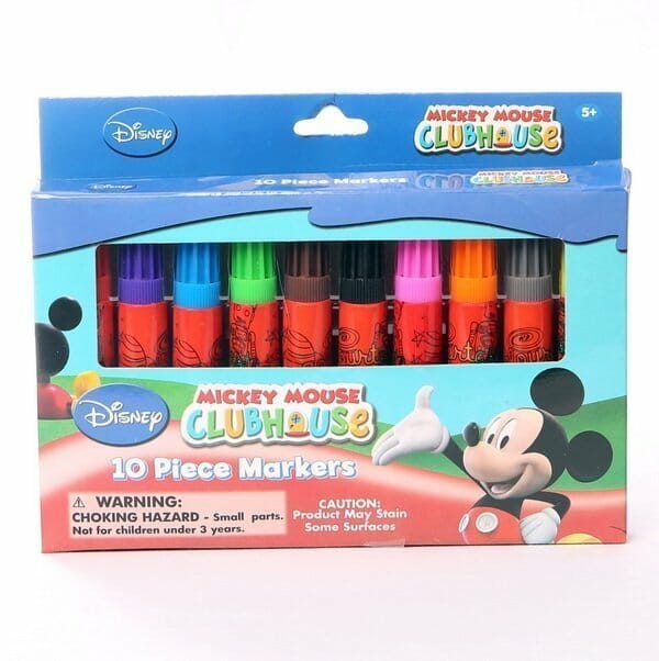Mickey Mouse Clubhouse Coloured Markers - 10pk - "Once Upon A Time ...