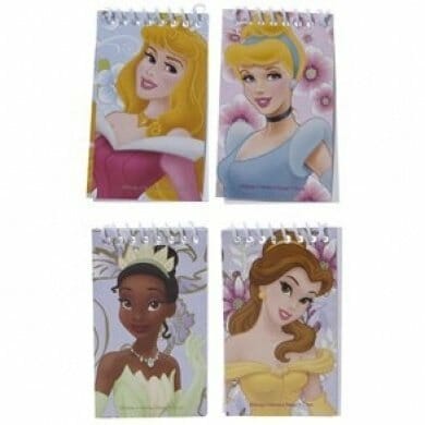 Princess Mini Spiral Notepads - 4pk - "Once Upon A Time" - Party Shop Malta
