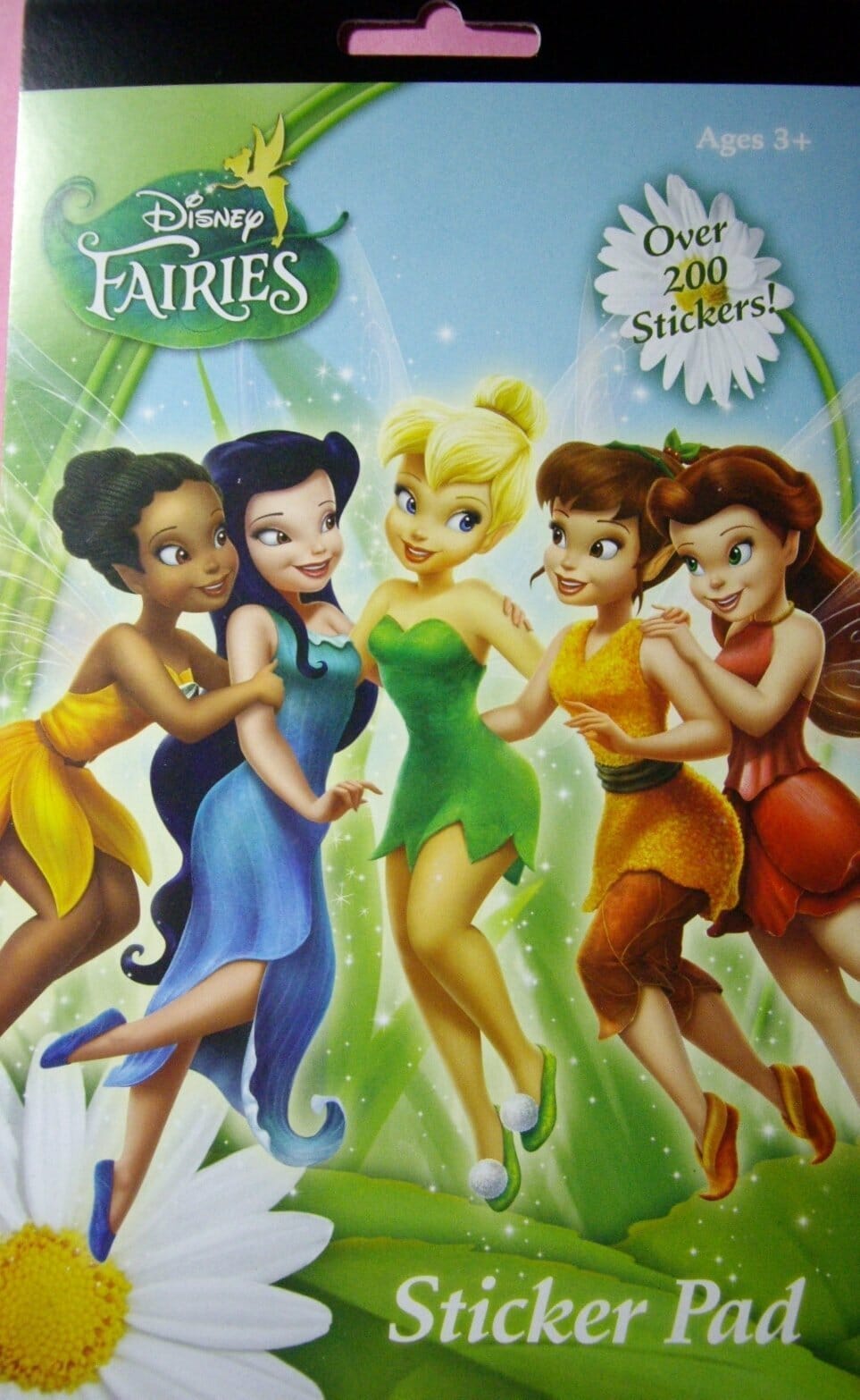 Tinkerbell & Fairies Sticker Pad 4 Sheets - Over 200 Sticker - "Once ...