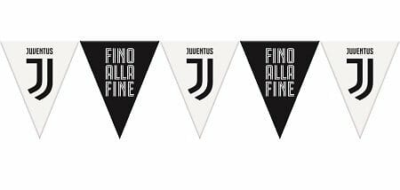 Juventus Triangle Plastic Flag Banner - 365cm - "Once Upon A Time ...