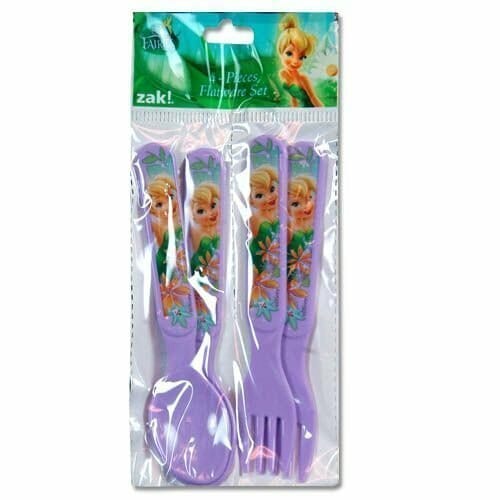 Tinkerbell Plastic Flatware Set - 4pk - "Once Upon A Time" - Party Shop ...
