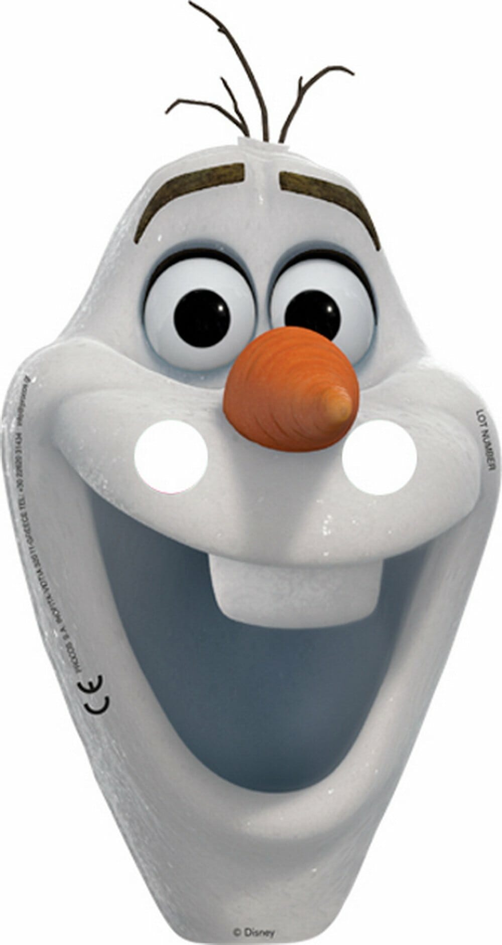 Disney Olaf Die-Cut Party Masks - 6pk - "Once Upon A Time" - Party Shop ...