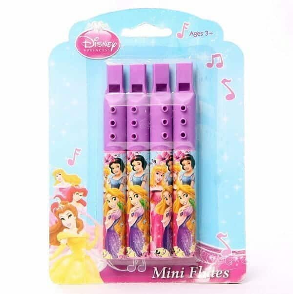Princess Purple Mini Flutes - 4pk - "Once Upon A Time" - Party Shop Malta