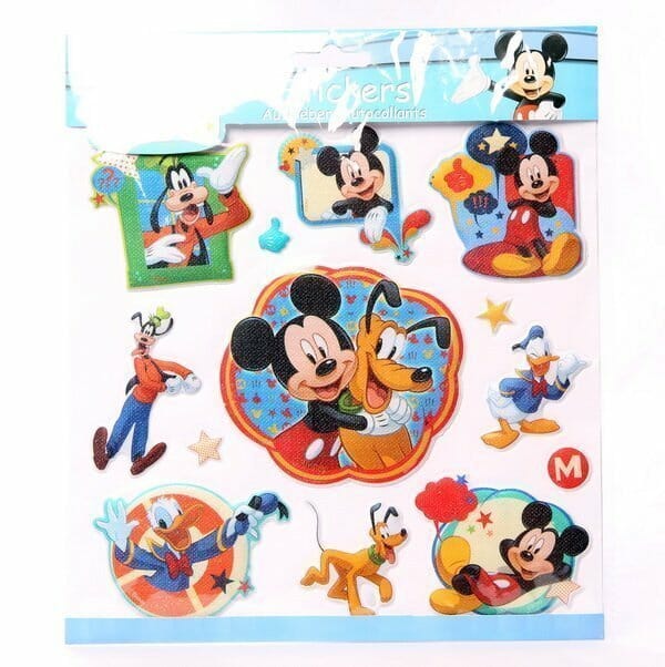 Mickey Mouse Clubhouse Pop Up Stickers Sheet - 13 Stickers - "Once Upon ...