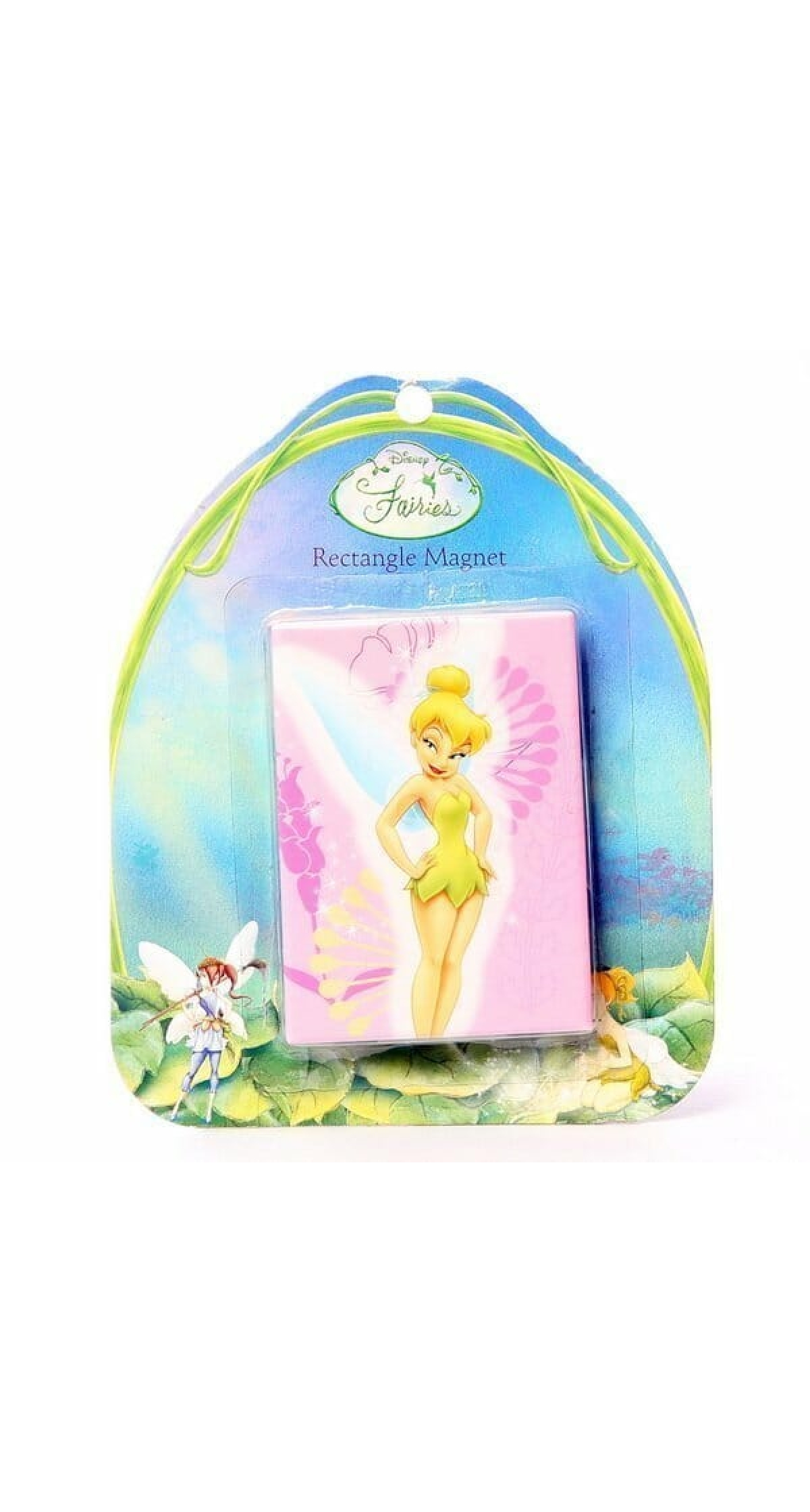 Tinkerbell Pink Rectangle Magnet - 6.5cm x 9cm - "Once Upon A Time ...