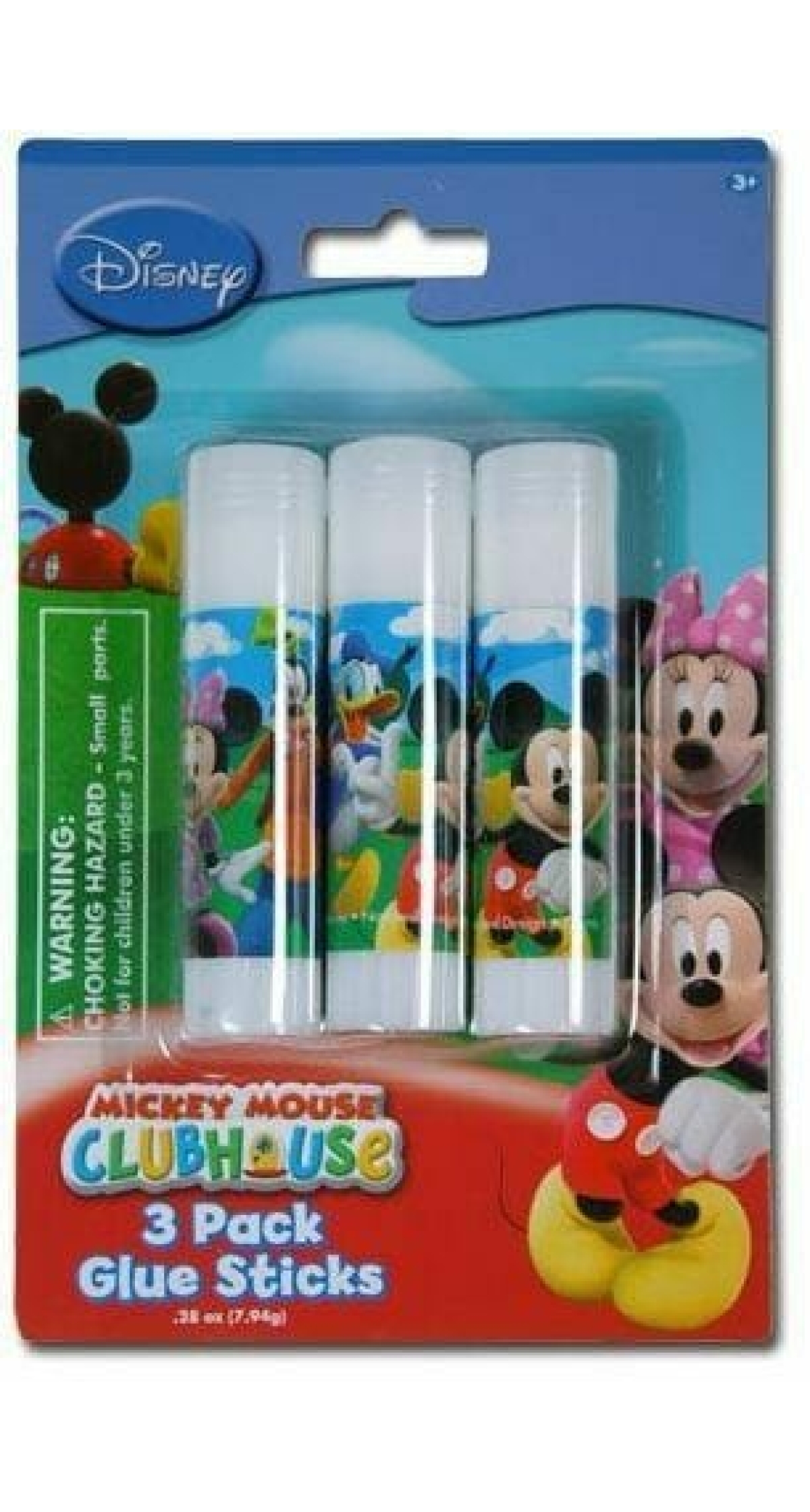 Mickey Mouse Clubhouse Glue Sticks 7.94g - 3pk - "Once Upon A Time ...