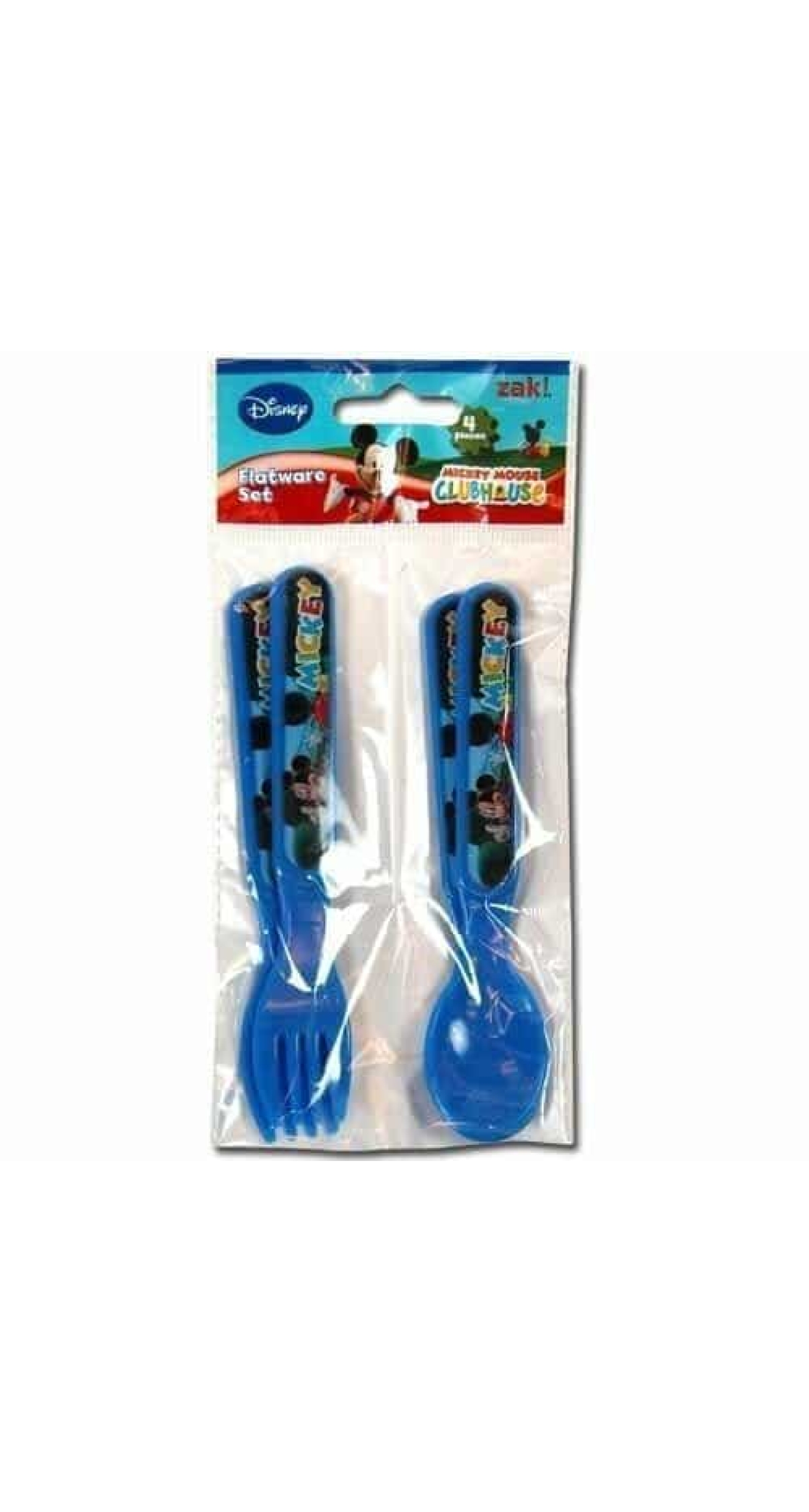 Mickey Mouse Clubhouse Plastic Flatware Set - 4pk - "Once Upon A Time ...