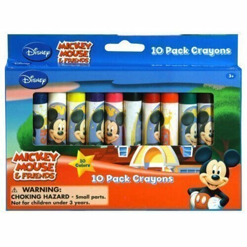 Mickey Mouse Clubhouse Jumbo Crayons - 10pk - "Once Upon A Time ...