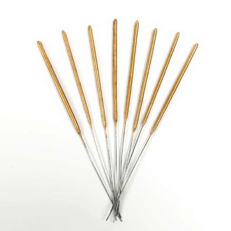 Birthday Gold Glitz Sparklers 17.8cm - 8pk | Once Upon A Time - Party ...