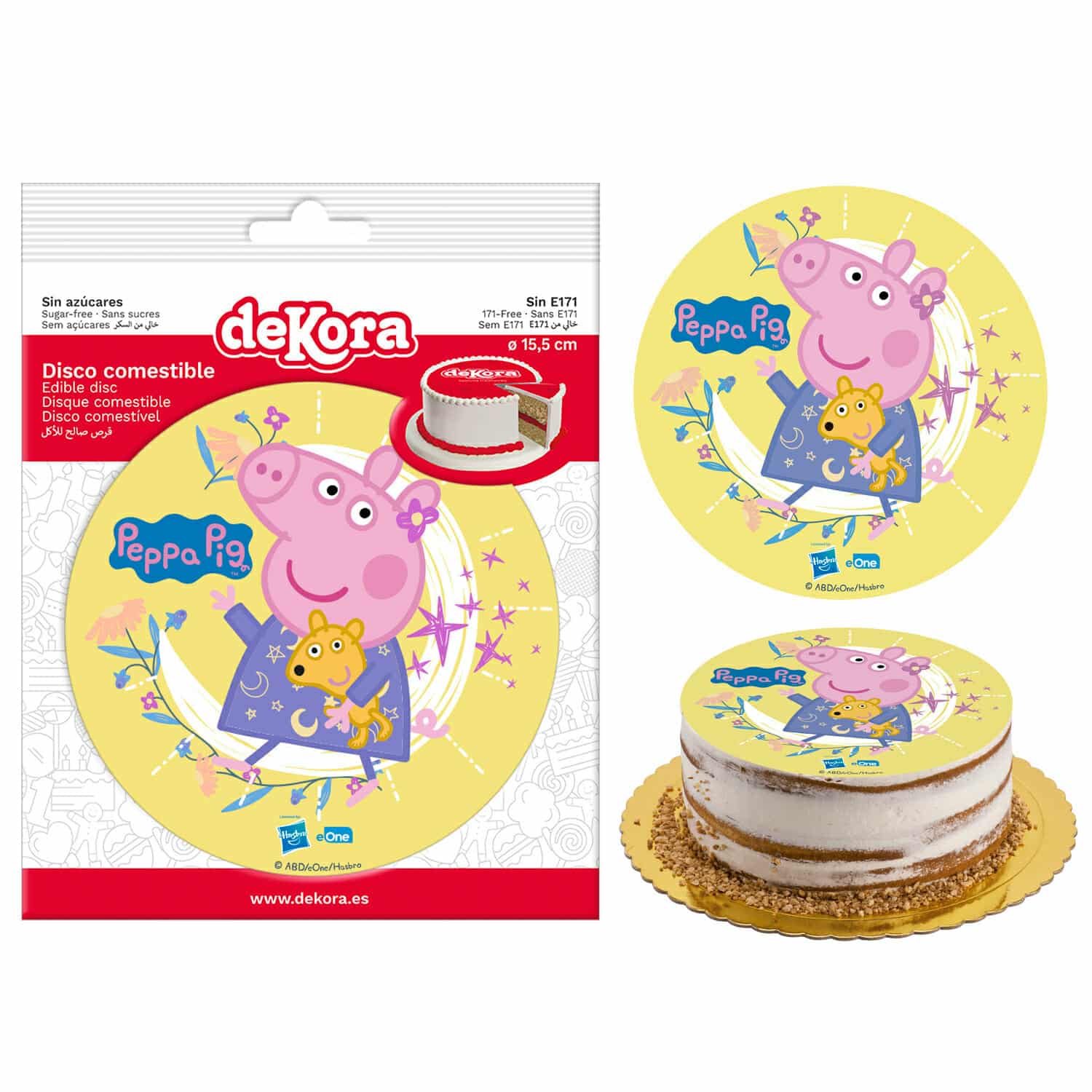 Peppa Pig Cake Decorating Edible Disc - 15.5cm | Once Upon A Time ...