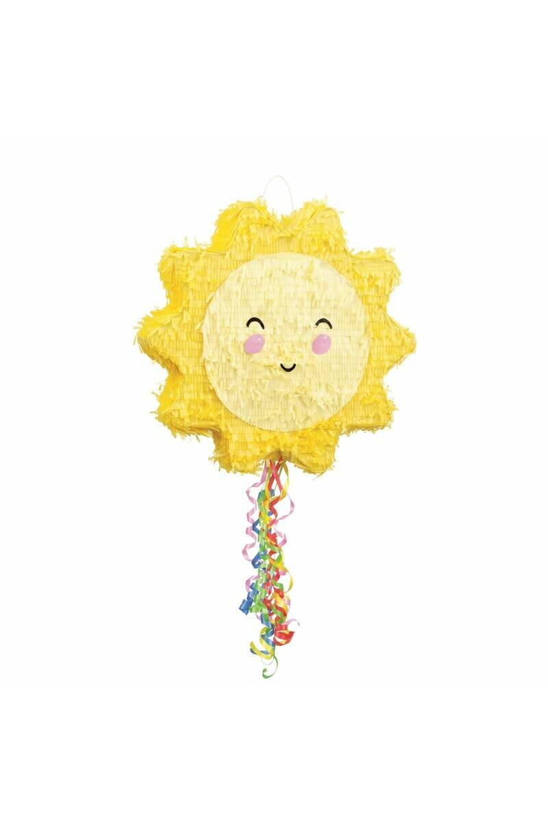 Smiling Sun Shaped Drum Pinata - 43cm x 45cm | Once Upon A Time - Party ...