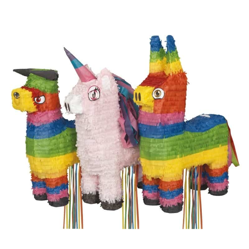 Fiesta Pull Pinata Assorted Designs - 35.56 x 13.67 x 56.52cm | Once ...