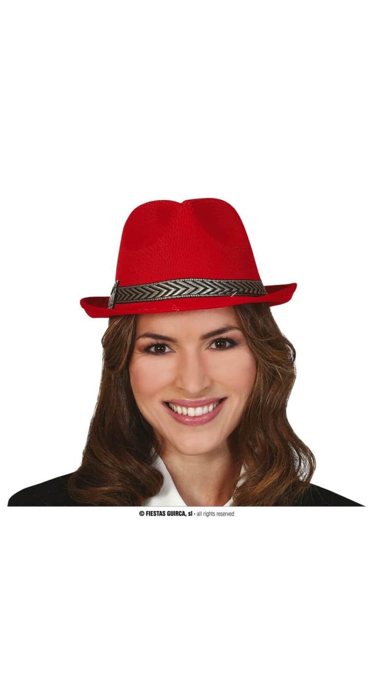 Red Gangster Hat | Once Upon A Time - Party Shop Malta
