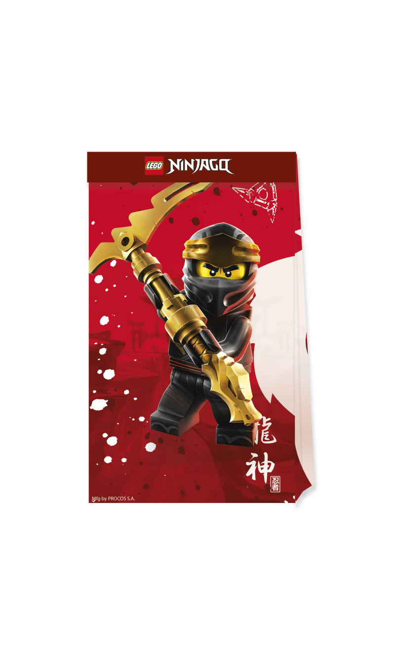 Lego Ninjago FSC Paper Hats - 6pk | Once Upon A Time - Party Shop Malta