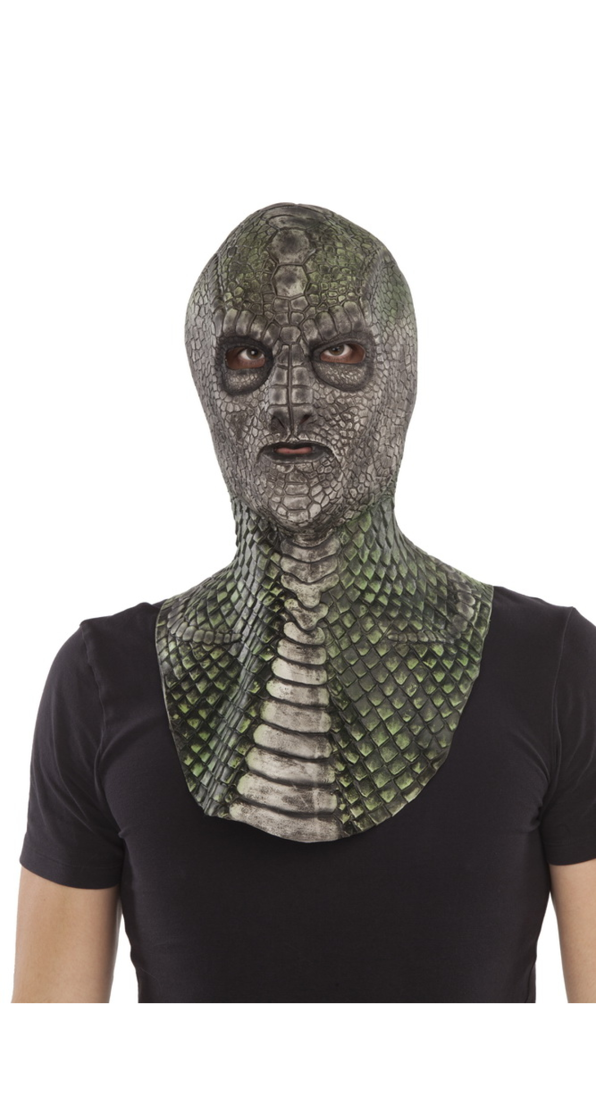 Complete Reptilian Latex Mask | Once Upon A Time - Party Shop Malta