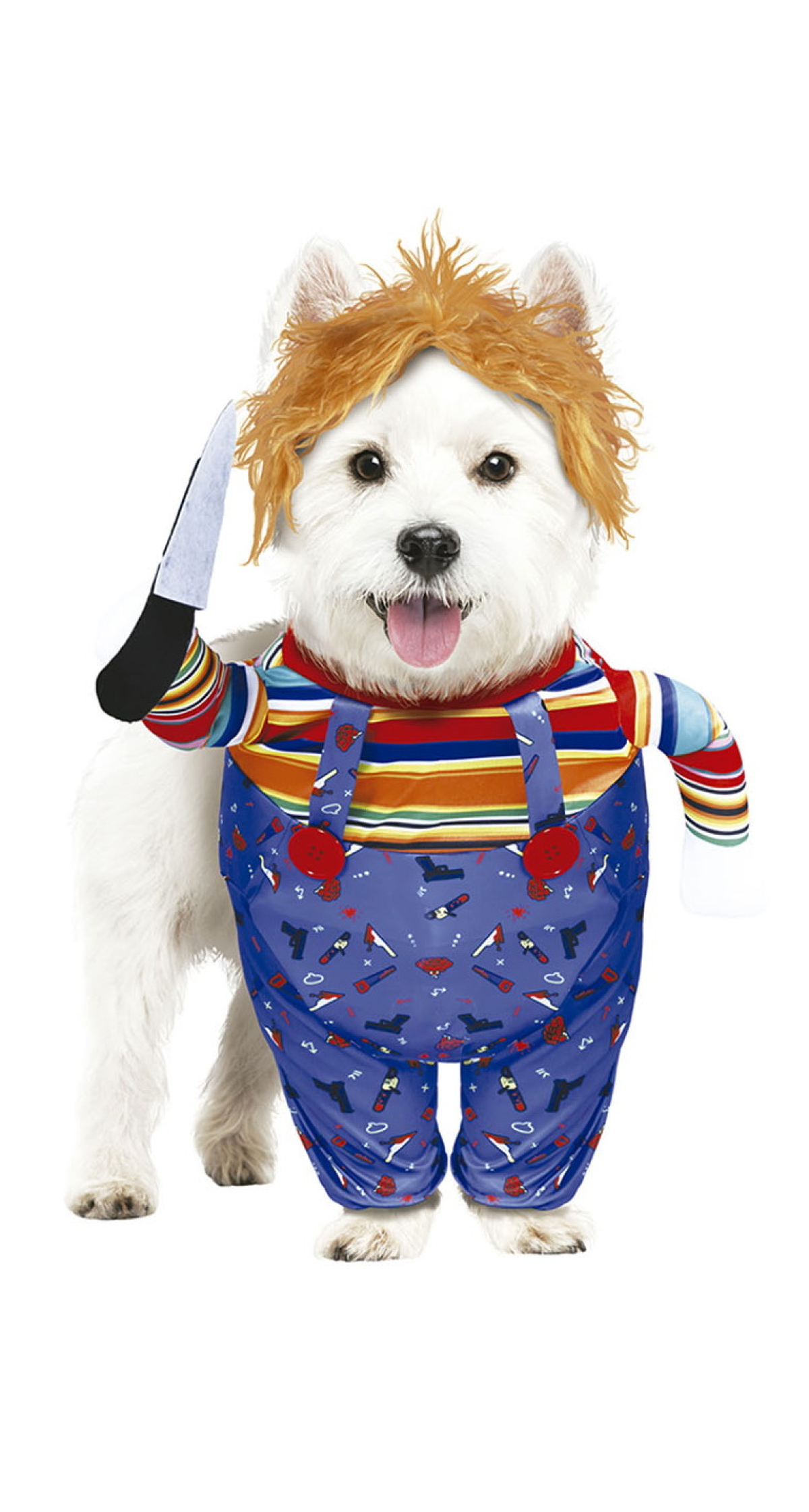 Chucky Dog Costume - Pet Size Small | Once Upon A Time - Party Shop Malta