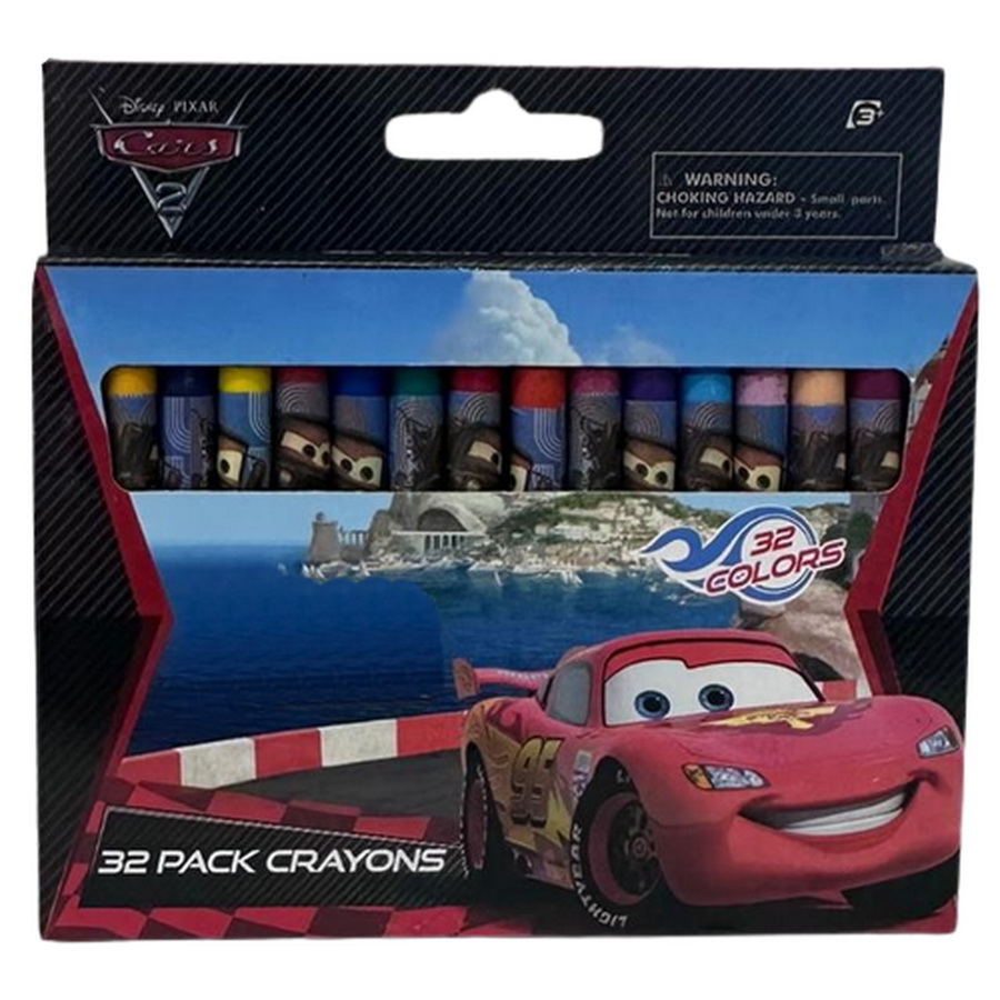 Disney Pixar Cars Crayons - 32pcs | Once Upon A Time - Party Shop Malta