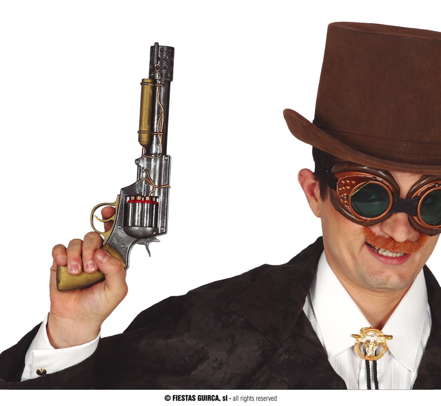Steampunk Revolver - 30cm | Once Upon A Time - Party Shop Malta