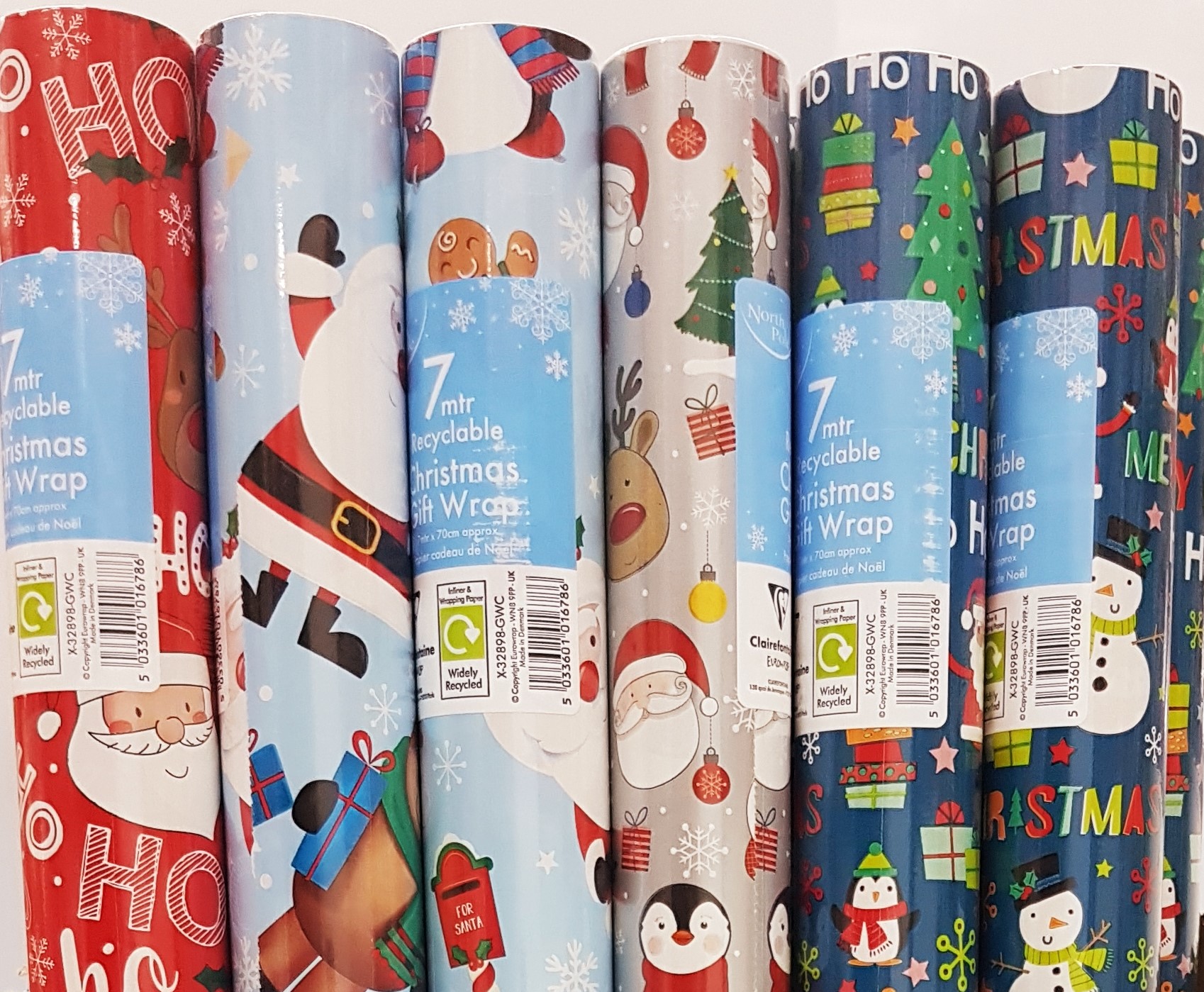 Christmas Wrapping Paper For Kids - 7M | Once Upon A Time - Party Shop ...