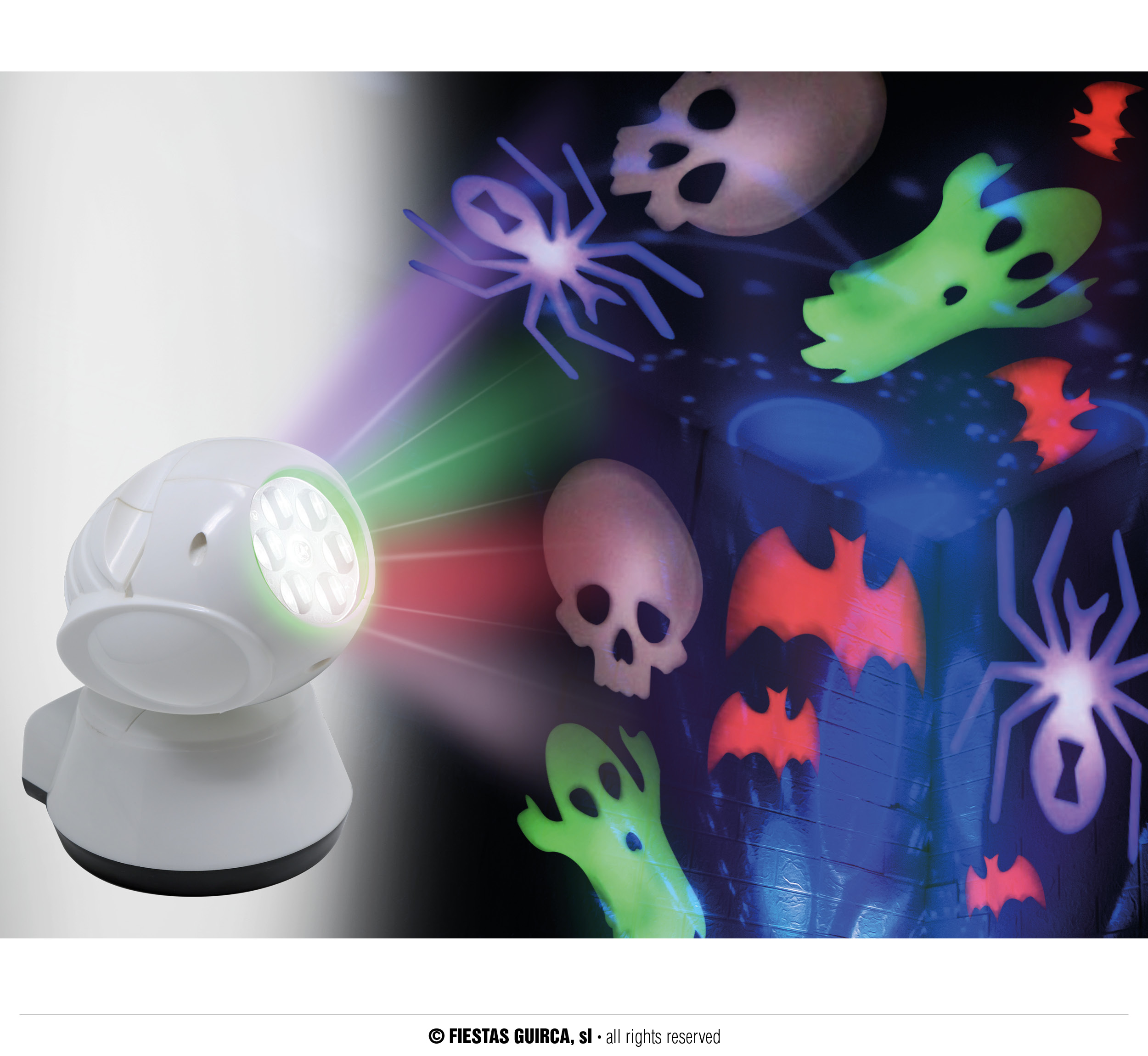Halloween Led Projector Battery Operated | Once Upon A Time - Party ...