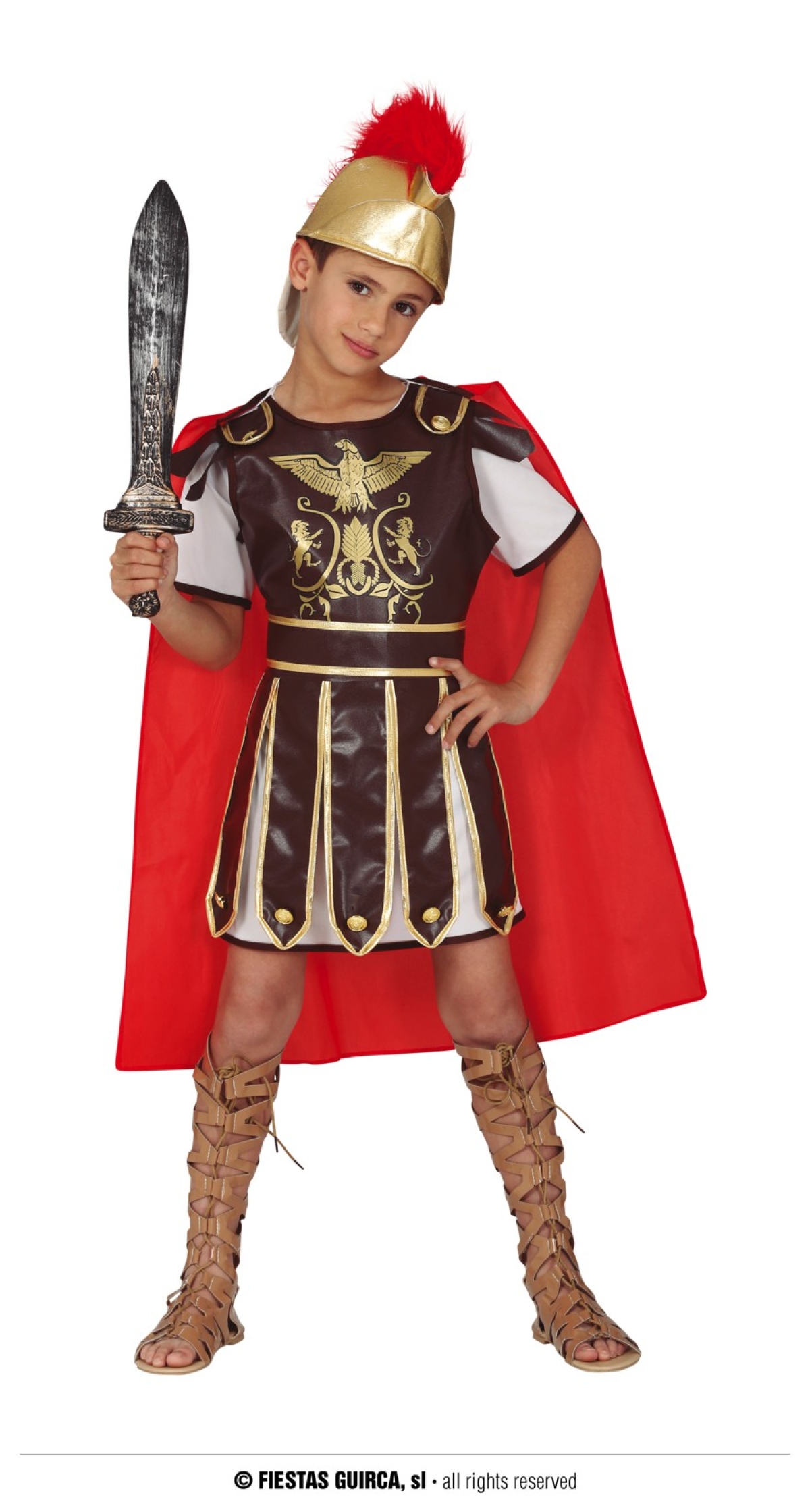 Gladiator Roman Centurion Boy Costume - Age 10 to 12 Years | Once Upon ...